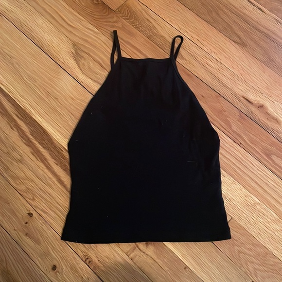 Garage | Tops | Garage High Neck Cropped Tank Top | Poshmark